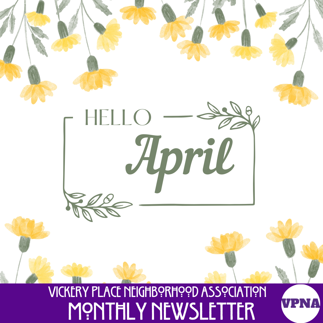 April Neighborhood Newsletter